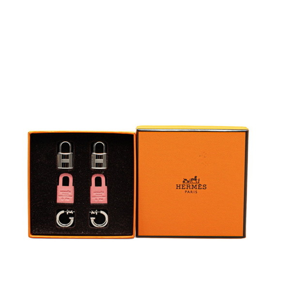 Hermes | Jewelry | Hermes Okelly Pm Padlock Motif Earrings Rose Azalee ...